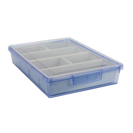 Storsystem Bin, Tray, Tote, Blue, High Impact Polystyrene, 12.25 in W ...