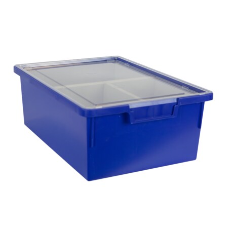 Storsystem Bin, Tray, Tote, Blue, High Impact Polystyrene, 12.25 in W ...
