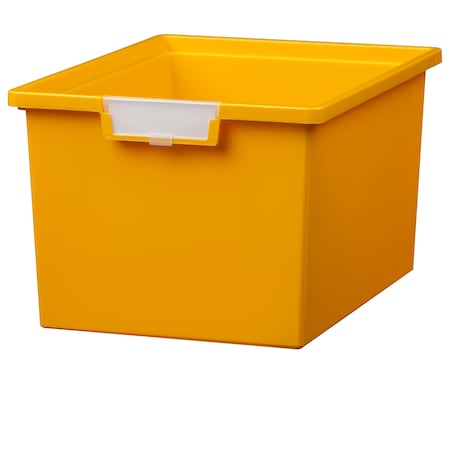 Storsystem Bin, Tray, Tote, Yellow, High Impact Polystyrene, 12.25 in W ...