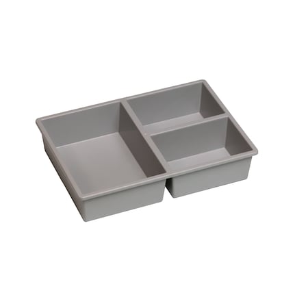 Storsystem Plastic Division Stortray Insert Divider, Gray, 7.75 in W, 5 ...