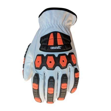 Cestus ANSI Cut A5 Impact Gloves, Goatskin Leather, L, PR 3209-L | Zoro