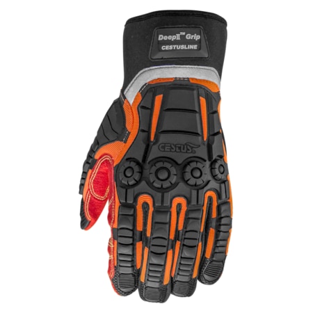 Cestus Work Gloves , Deep II Grip #3075 PR L 3075 L | Zoro