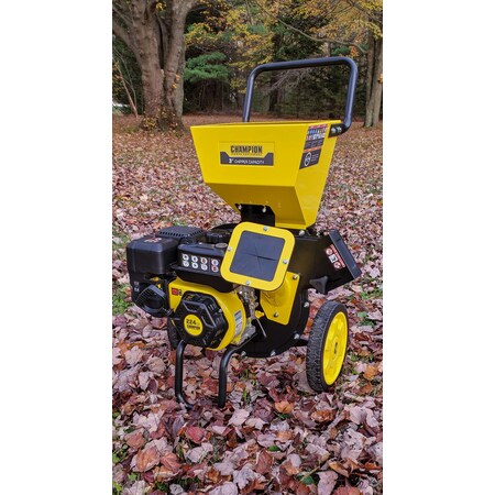 Champion Power Equipment Chipper Shredder, 3'', Champion 224 cc Engine ...