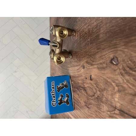 Chatham Brass Washing Machine Valve Straight Adaptor Connection With ...