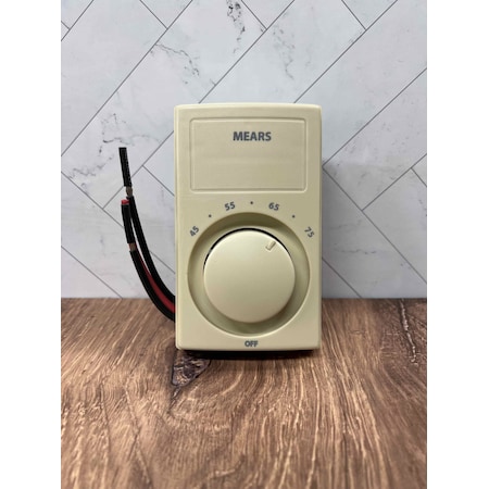 Mears Line Voltage Thermostat With Anticipator, Dbl Pole, 50-90 Degrees ...