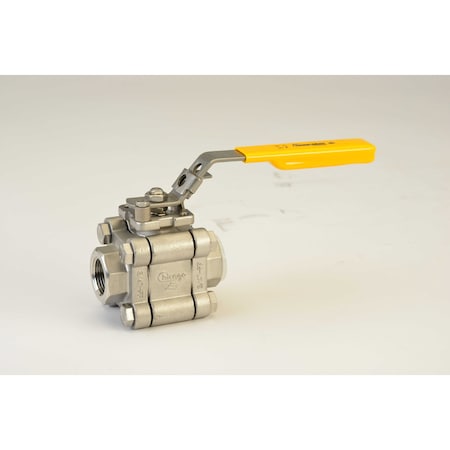 Chicago Valves And Controls 2", 3 Piece Socket Weld Stainless Steel ...