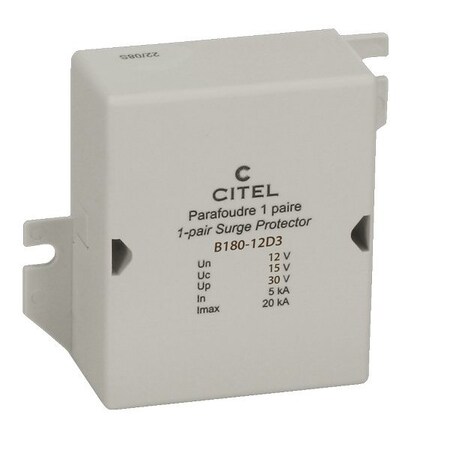 Citel Surge Protection Device, 12V, 2 Wires B180-12D3 | Zoro