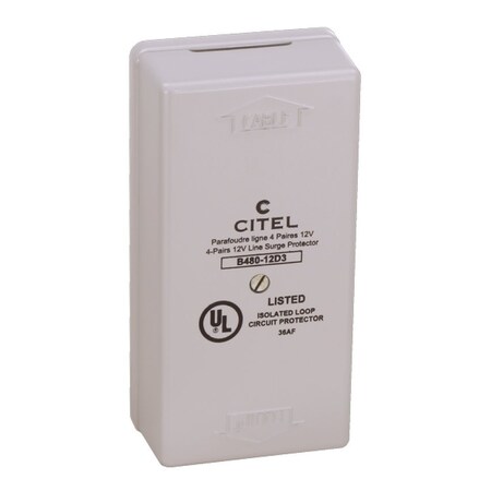 Citel Surge Protection Device, 12V, 8 Wires B480-12D3 | Zoro
