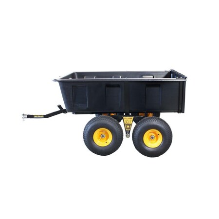 Polar Tractor Mower Tandem Axle Trailer, 27 cu.ft, HD MAX 1800 10813 | Zoro