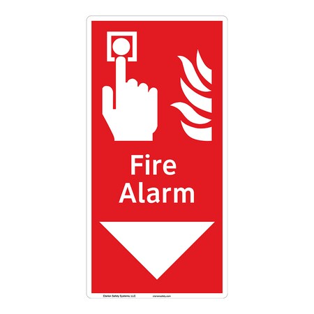 Clarion Safety Systems ANSI/ISO Compliant Fire Alarm Safety Signs ...