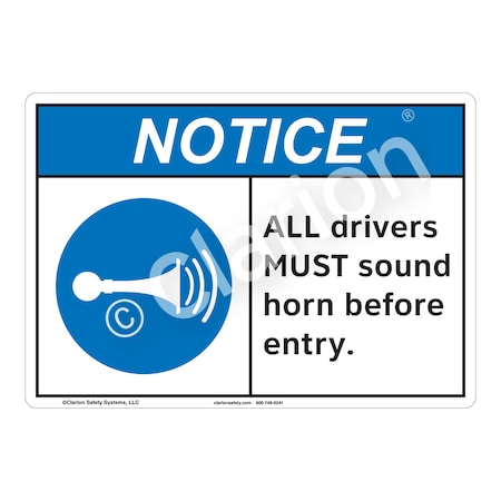 Clarion Safety Systems ANSI/ISO Compliant Notice All Drivers Safety ...