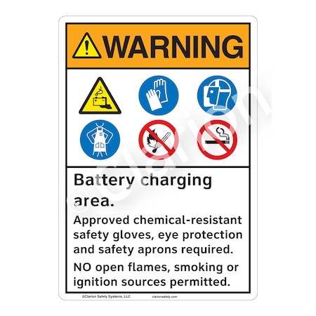 Clarion Safety Systems ANSI/ISO Compliant Warning Battery Charging ...