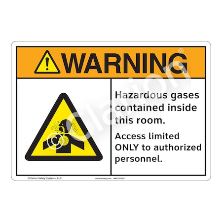 Clarion Safety Systems ANSI/ISO Compliant Warning/Hazardous Gases ...