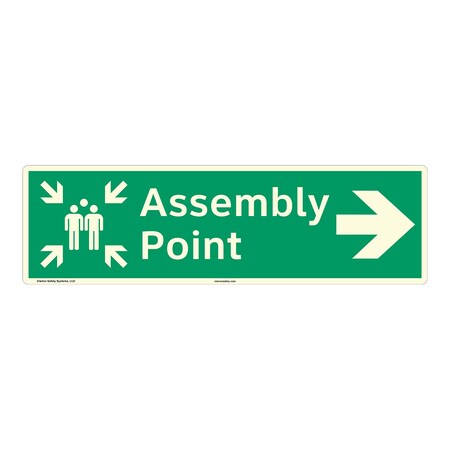 Clarion Safety Systems ANSI/ISO Compliant Assembly Point Safety Signs ...