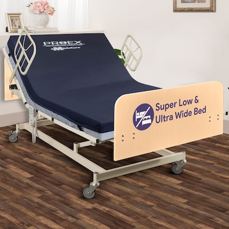 Medacure Standard Height Expandable Hospital Bed, Fully Electric with ...
