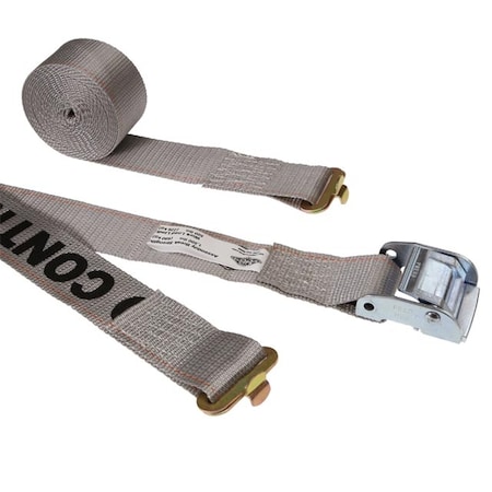 Us Cargo Control 2" x 16' Gray Cam Strap w/ Butterfly Fittings ...