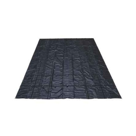 Us Cargo Control Tarp, Black, PVC Coated Polyester LST20166-BLK | Zoro