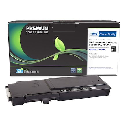 Mse MSE Remanufactured High Yield Black Toner Cartridge for Dell C2660 ...