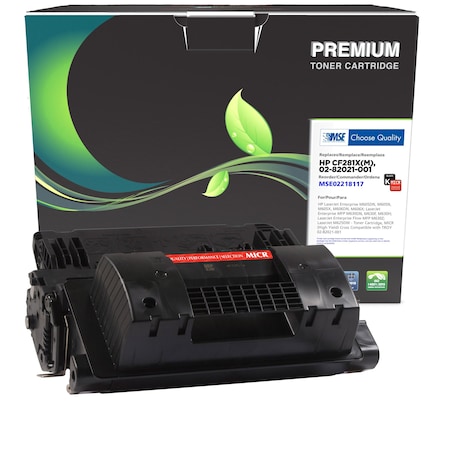 Mse Remanufactured High Yield MICR Toner Cartridge MSE02218117 | Zoro