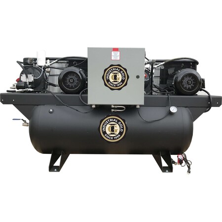 Industrial Gold Duplex 15hp, 3 Phase, 208-230V, Rtry Screw Compressor ...
