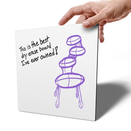 Mcsquares Tiles Magnetic Whiteboard Cards With Premium Surface, 11" X ...