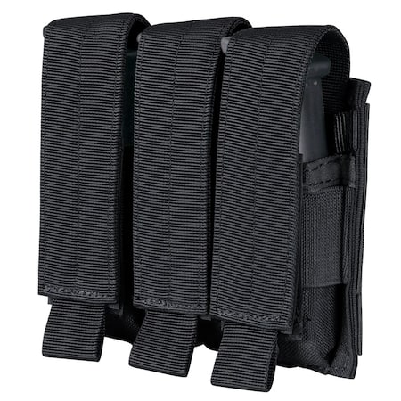 Condor Outdoor Products TRIPLE PISTOL MAG POUCH, BLACK MA52-002 | Zoro