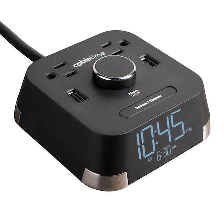 Brandstand CubieTime, Alarm Clock, Black BPECT|2 | Zoro