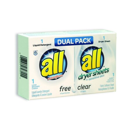 All Dual Detergent Softener, 100PK VEN2979355 | Zoro