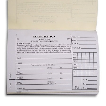 Almore Industries Registration Card, Paper, 4x6, 5000PK 2605010 | Zoro