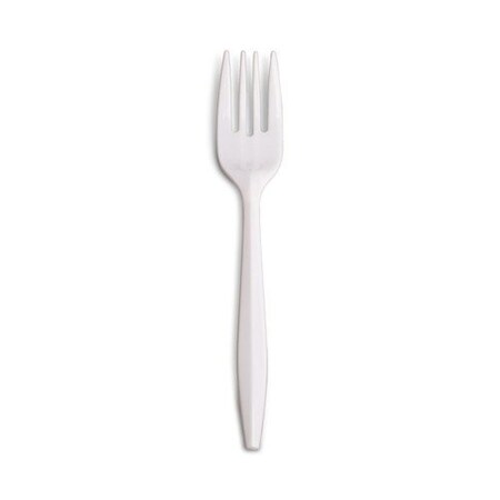 Amtex Mdm Weight Fork Plastic, 1000 Ea/Cs Whit, 1000PK A6043640 | Zoro