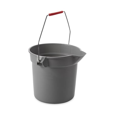 Rubbermaid Commercial Rubbermaid Brute Bucket FG296300GRAY | Zoro