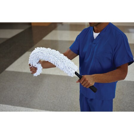 Rubbermaid Commercial Duster Frame, Microfiber FGQ85200WH00 | Zoro