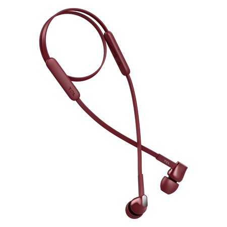 Tcl Wireless In-ear Bluetooth Headphones with Mic- Burgundy MTRO100BTRD ...