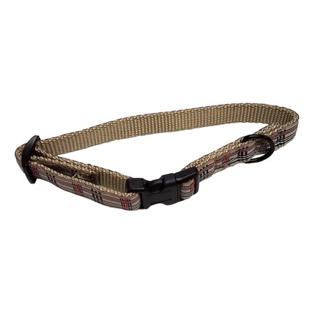 Petedge London Plaid Ribbon Collar - Medium PE7070-0002 | Zoro