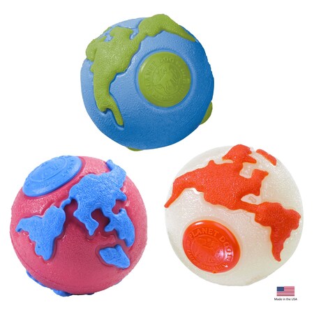 Planet Dog Orbee-TuffÂ® Orbee Ball - Glow/Orange - Small pd10519851 ...