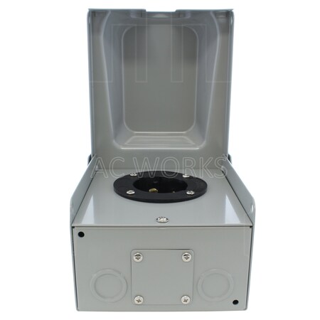 Ac Works 50A Locking 4-Wire CS6375/ SS2-50 Heavy-Duty Transfer Switch ...