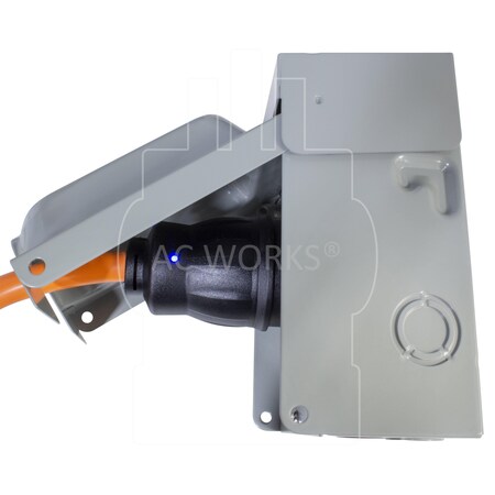 Ac Works 50A Locking 4-Wire CS6375/ SS2-50 Heavy-Duty Transfer Switch ...