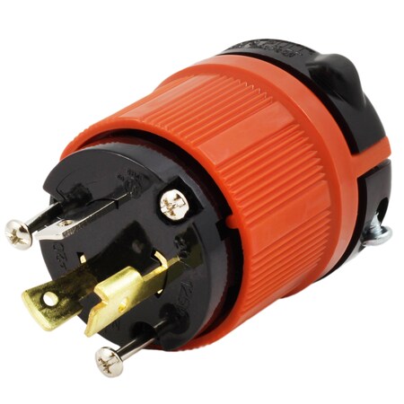 Ac Works NEMA L5-20P 20A 125V 3-Prong Locking Male Plug With UL, C-UL ...
