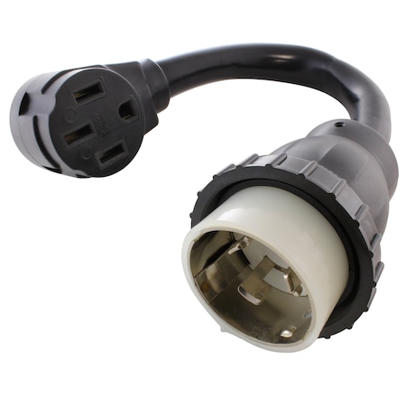 Ac Works Plug Adapter, STW, 14-50R, SS2-50P, 1.5 ft., Black SS21450-018 ...