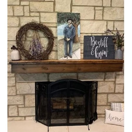 Creative Hardwoods Rustic Reclaimed Box Beam Mantel 6Hx8Dx60L 6860hb | Zoro
