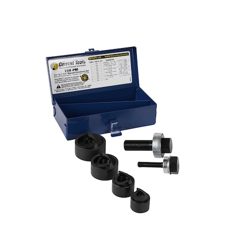 Current Tools 1/2" to 1-1/4" Manual Knockout Set 158PM | Zoro