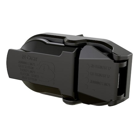 Curt OEM Replacement Dual-Output 7 & 4-Way Connector (Plugs into USCAR ...