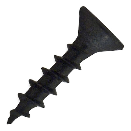 Csh Wood Screw, #6, 5/8 in, Black Stainless Steel Flat Head Phillips ...