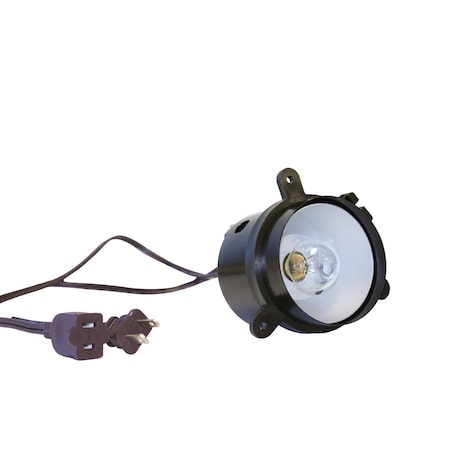 Csh Black Furniture Incandescent Can Light with 2 ft. Male and Female ...