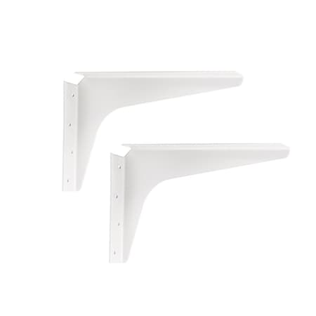 U.S. Futaba White 8-in x 12-in Workstation Bracket (2-Pack) UF ...