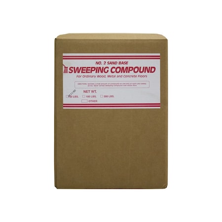 Frantz Sand Based Floor Sweeping Compound 50 lbs. FZ.05250 | Zoro