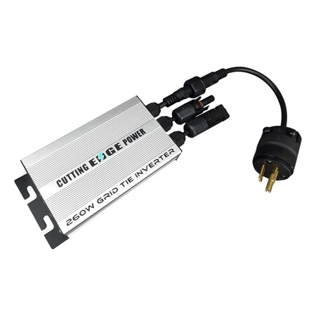 Cutting Edge Power 260W Mini Grid Tie Inverter/Microinverter, for 18 ...