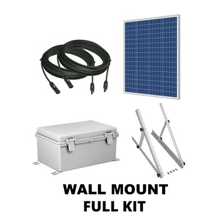 Cutting Edge Power 150W Fortress Stealth Solar Generator Kit Wall Mount ...