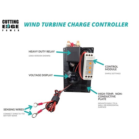 Cutting Edge Power 12/24/48V DC Heavy Duty Charge Controller For Wind ...
