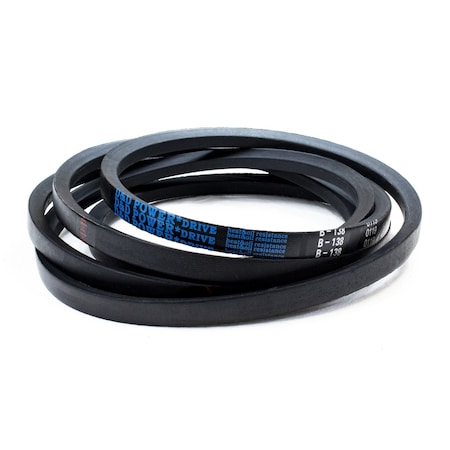 D&D B138 Classical V-Belt, 141 in Outside Length, 21/32 in Top Width, 1 ...